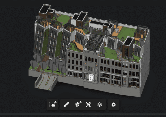 Displaying 3D section boxes in 2D using the APS Viewer